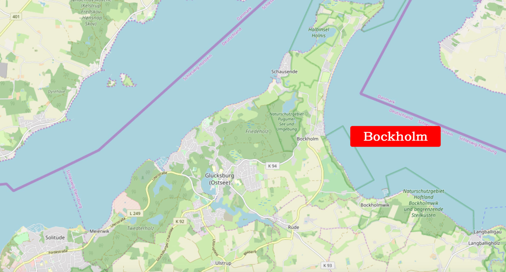 Ferien am Krogbarg | Ferienhäuser in Glücksburg/Bockholm